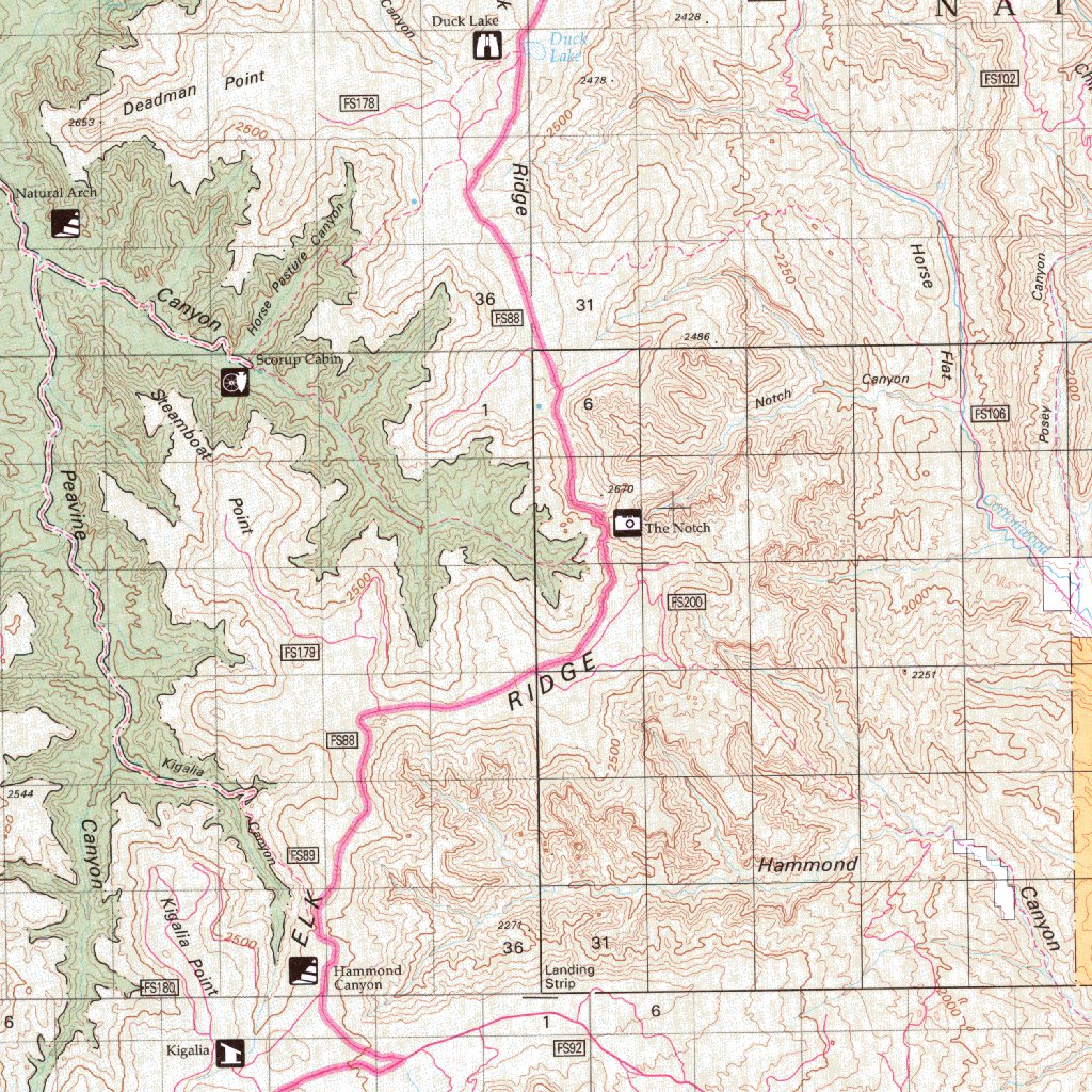 Blanding, UT - BLM Surface Mgmt. Map by Digital Data Services, Inc ...