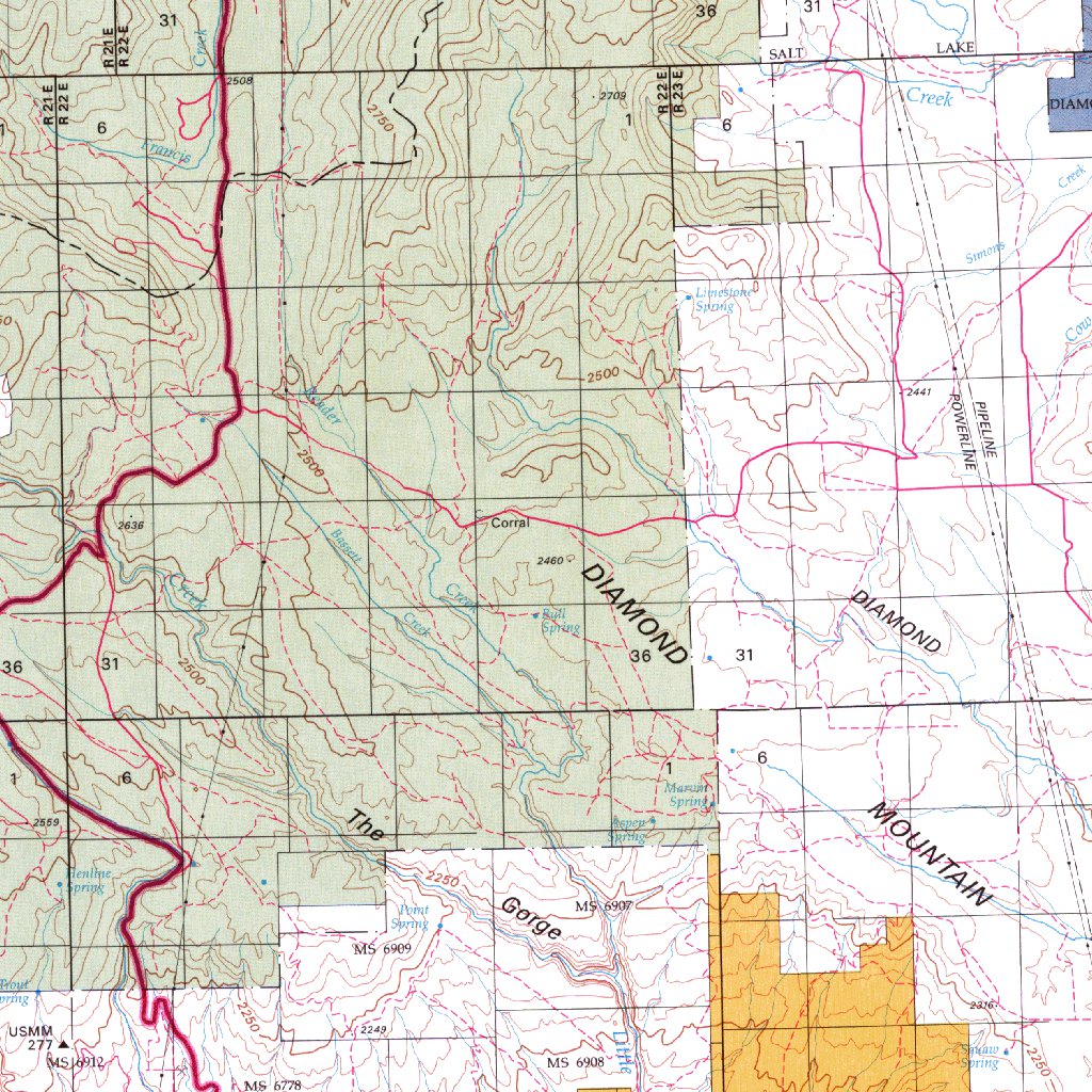 Dutch John, UT - BLM Surface Mgmt. Map by Digital Data Services, Inc ...