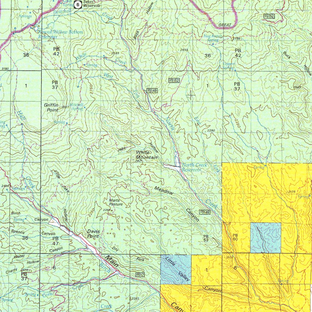 Escalante, UT - BLM Surface Mgmt. Map by Digital Data Services, Inc ...