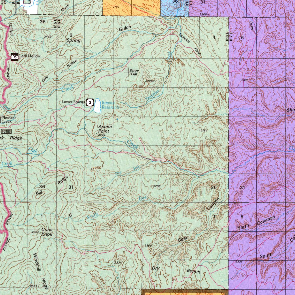 Loa, UT - BLM Surface Mgmt. Map by Digital Data Services, Inc. | Avenza ...