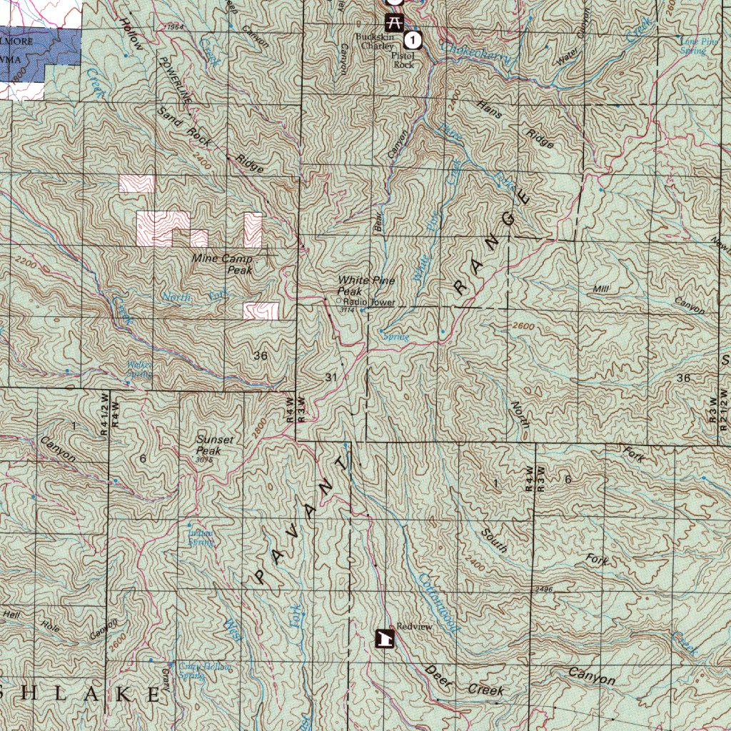 Richfield, UT - BLM Surface Mgmt. Map by Digital Data Services, Inc ...