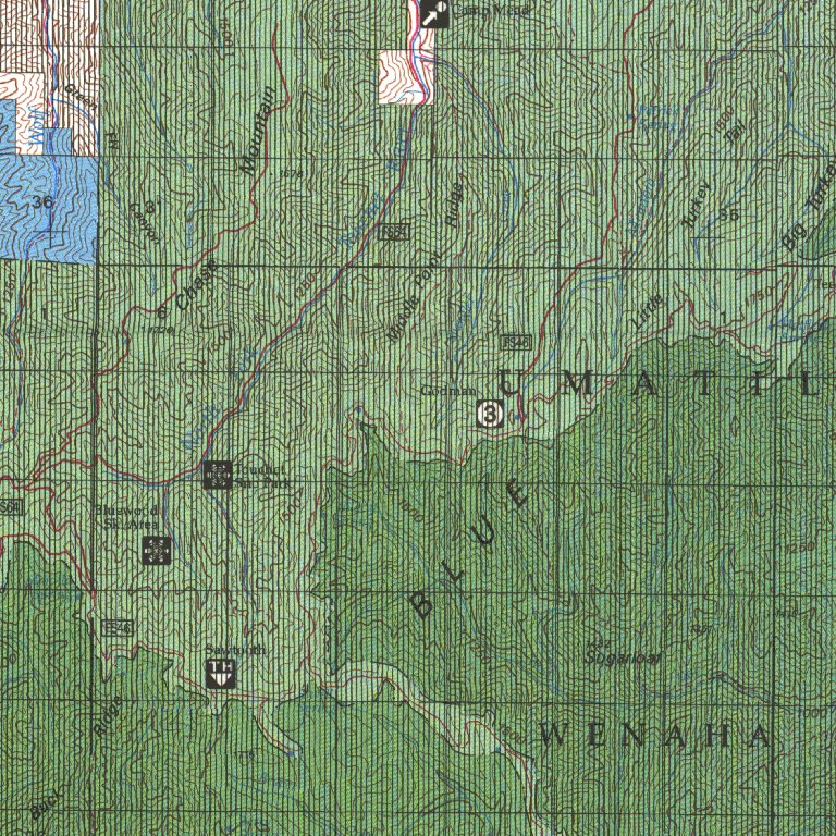 Clarkston, WA - BLM Minerals Mgmt. Map by Digital Data Services, Inc ...