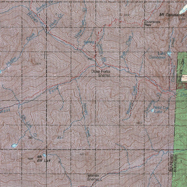 Mount Olympus, WA - BLM Minerals Mgmt. Map by Digital Data Services ...