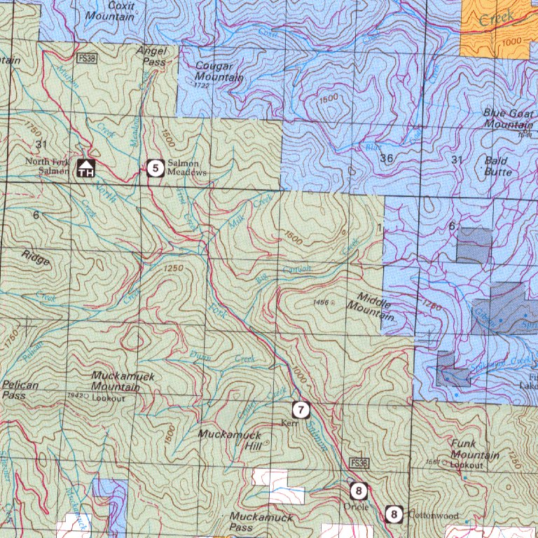 Oroville, WA - BLM Surface Mgmt. Map by Digital Data Services, Inc ...