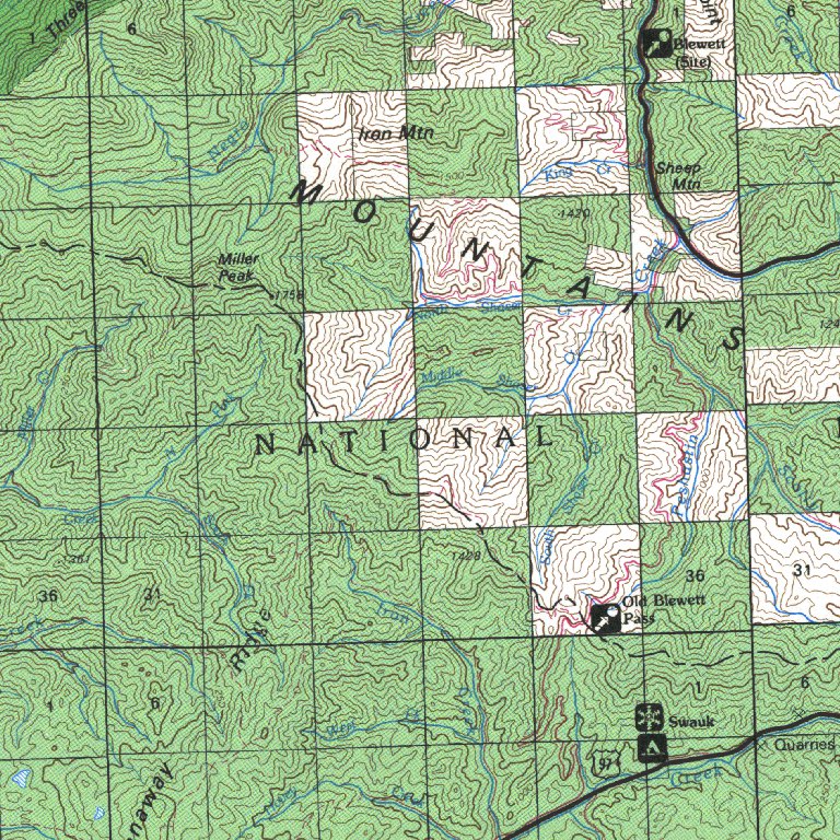 Wenatchee, WA - BLM Surface Mgmt. Map by Digital Data Services, Inc ...