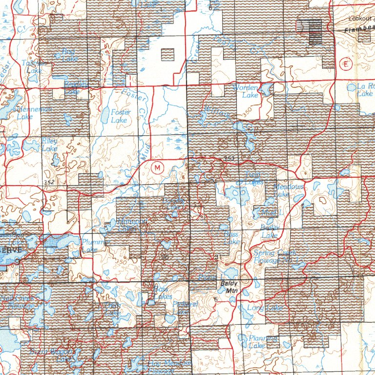 Bloomer, WI - BLM Minerals Mgmt. Map by Digital Data Services, Inc ...