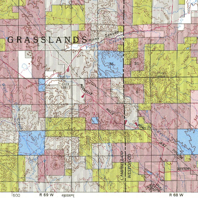 Reno Junction, WY - BLM Minerals Mgmt. Map by Digital Data Services ...