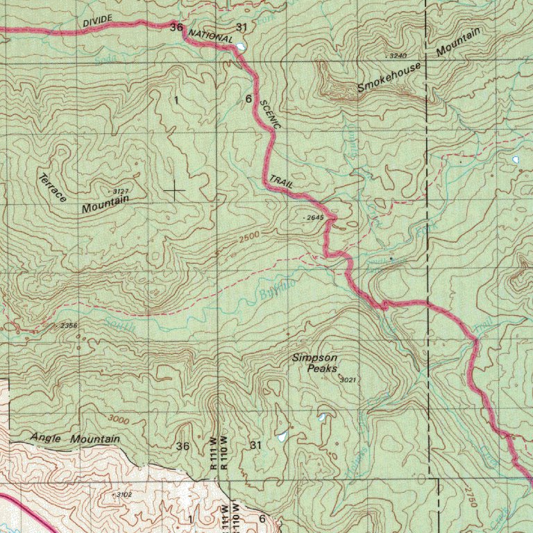 Jackson Lake, WY - BLM Surface Mgmt. Map by Digital Data Services, Inc ...