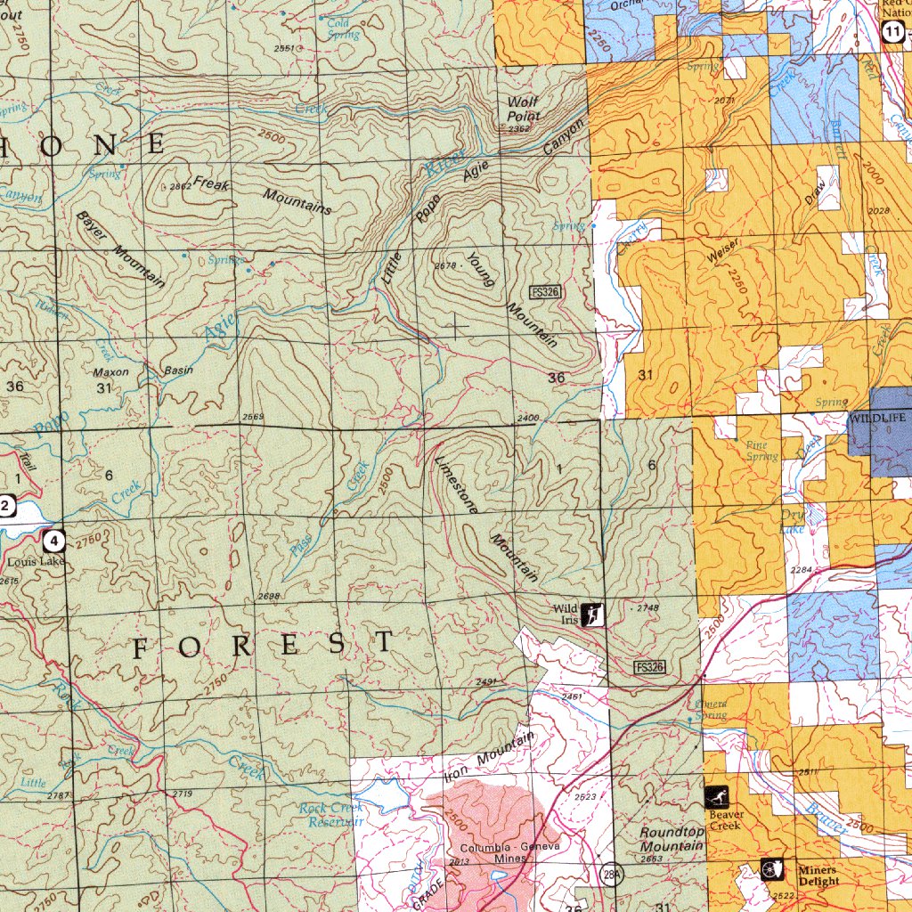 Lander, WY - BLM Surface Mgmt. Map by Digital Data Services, Inc ...