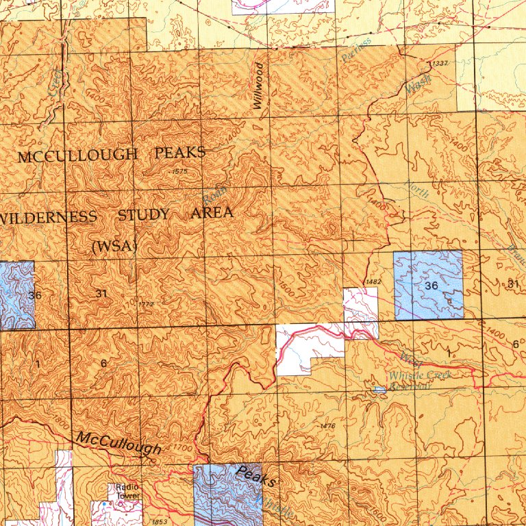 Powell, WY - BLM Surface Mgmt. Map by Digital Data Services, Inc ...