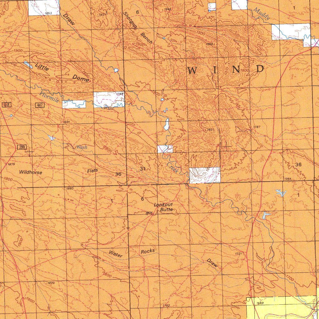 Riverton, WY - BLM Surface Mgmt. Map by Digital Data Services, Inc ...
