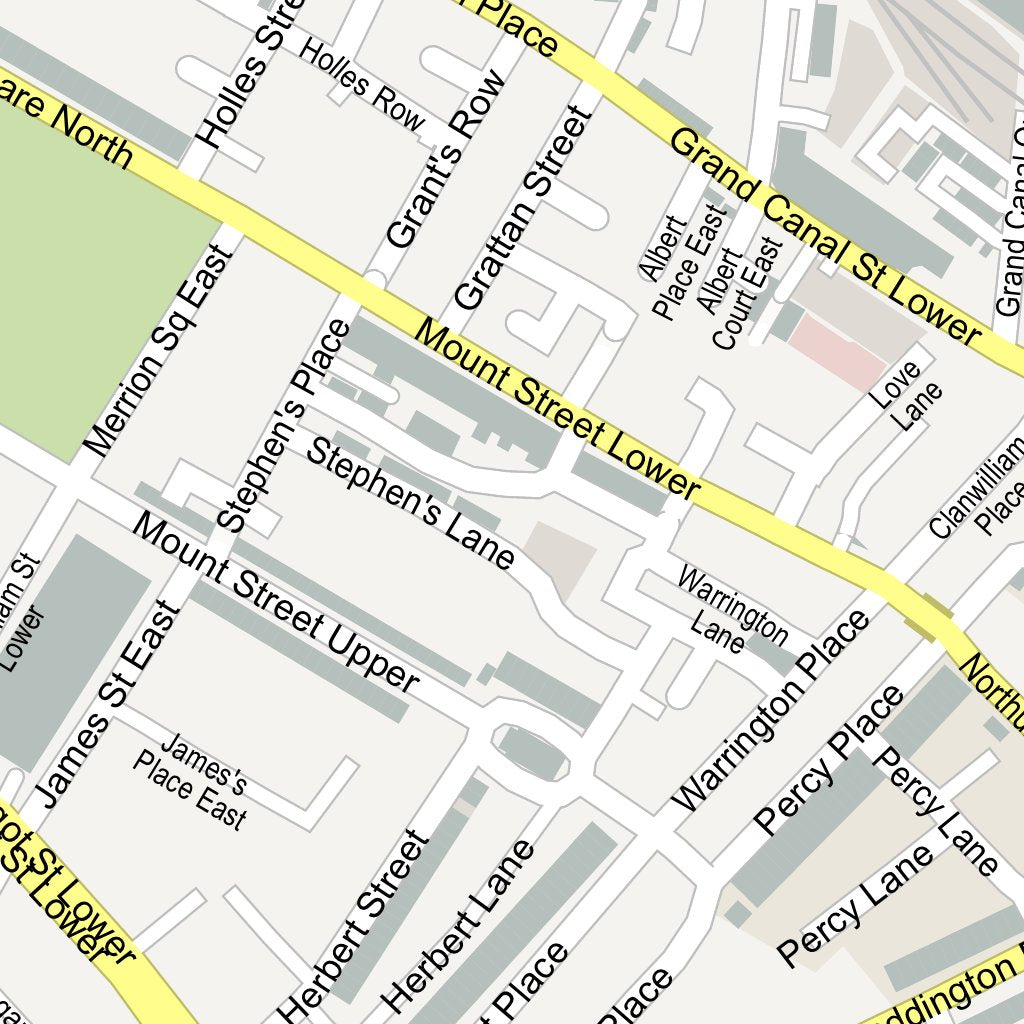 Dublin Streets Map by Maperitive | Avenza Maps