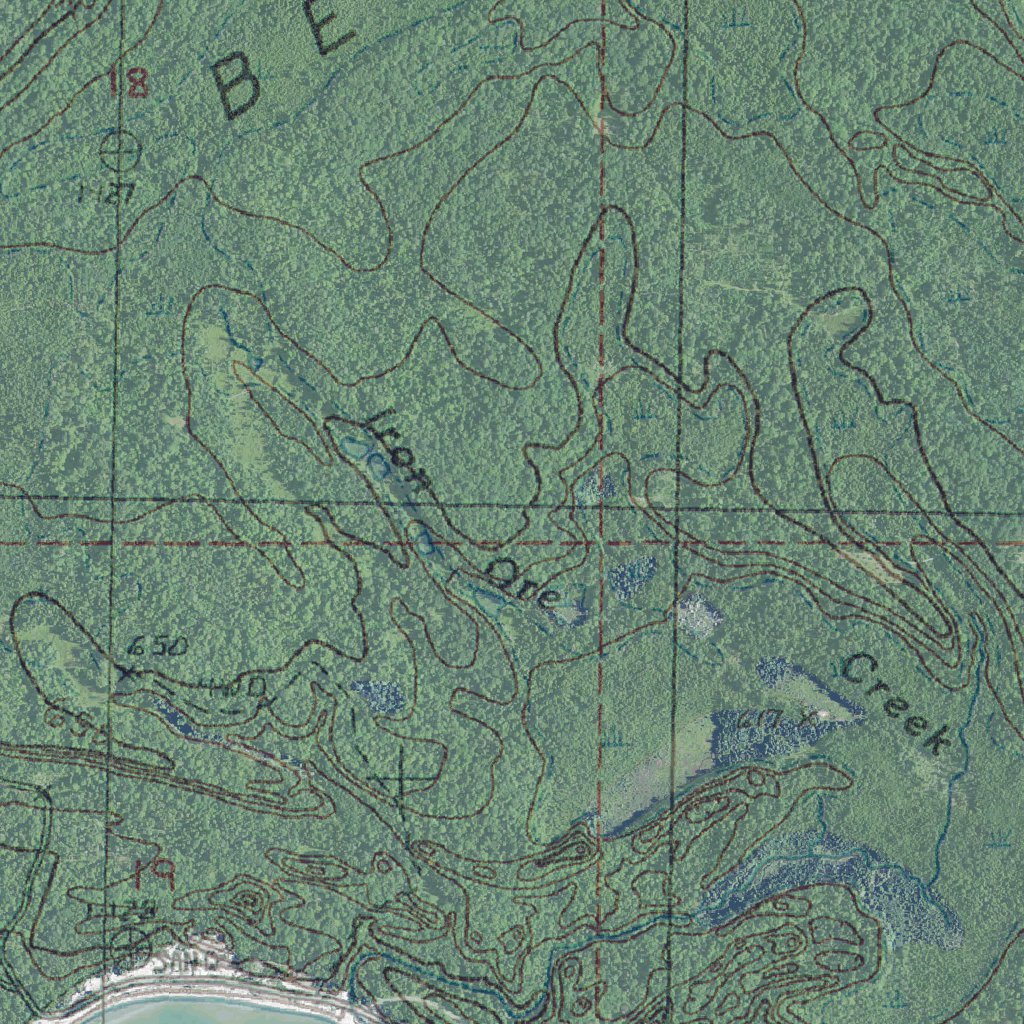 MI-Beaver Island South: GeoChange 1983-2012 Map by Western Michigan ...