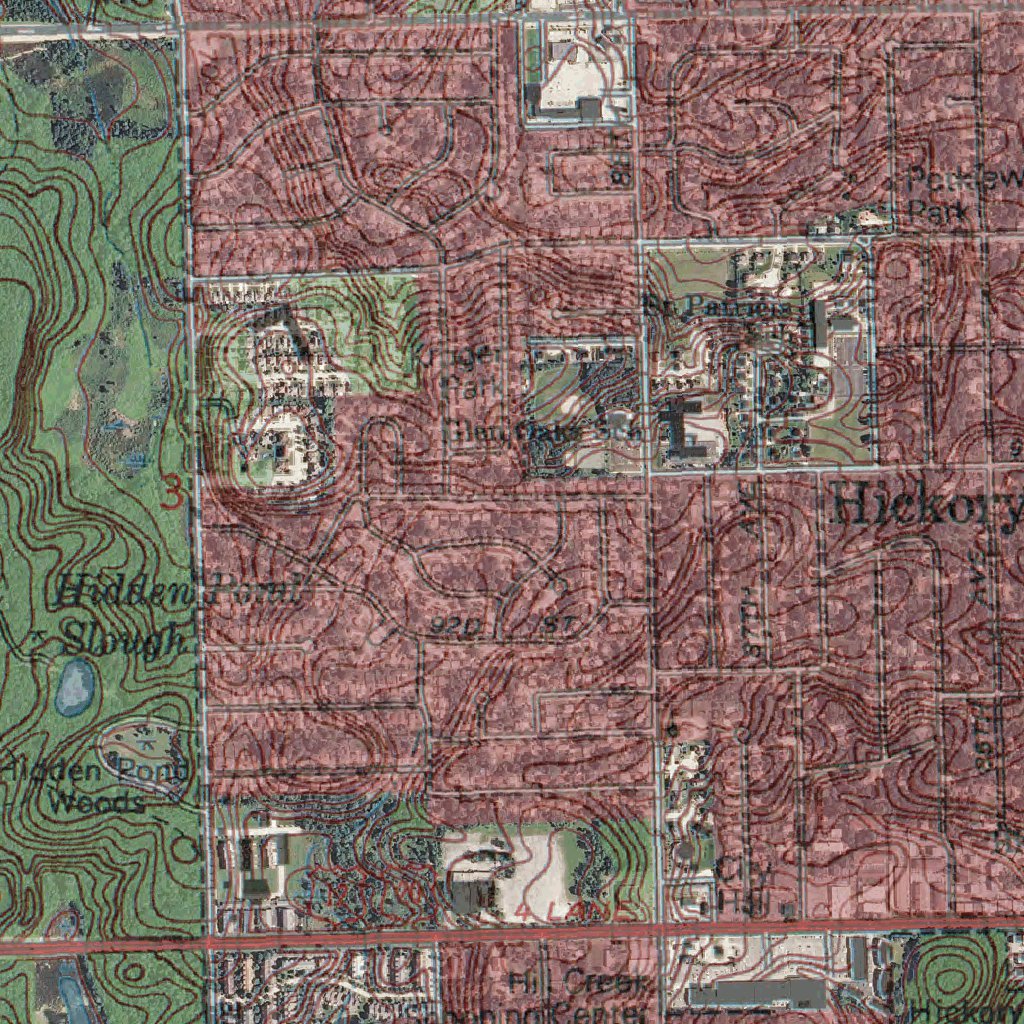 IL-Palos Park: GeoChange 1988-2012 Map by Western Michigan University ...