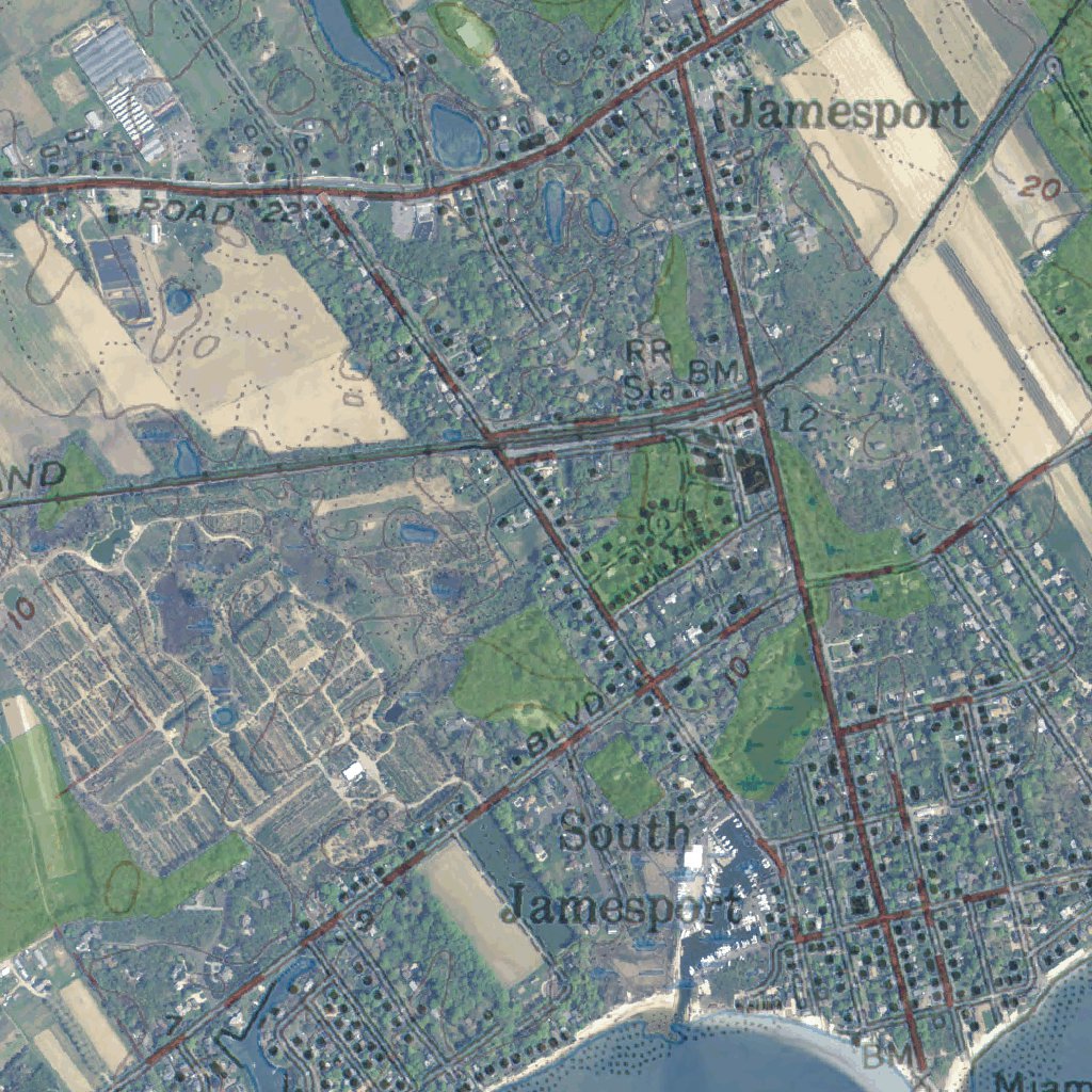 NY-Mattituck: GeoChange 1956-2011 Map by Western Michigan University ...