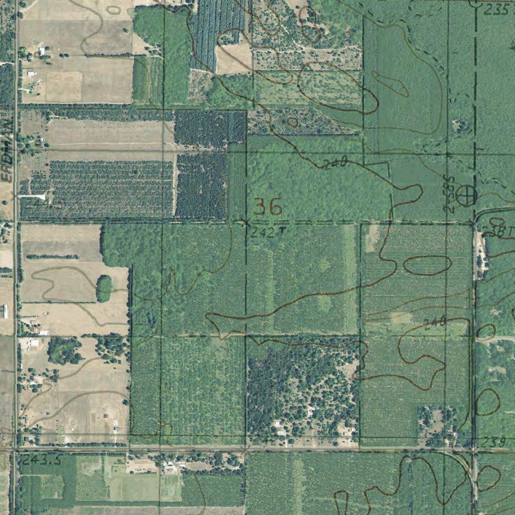 MI-Bear Lake: GeoChange 1977-2012 Map by Western Michigan University ...