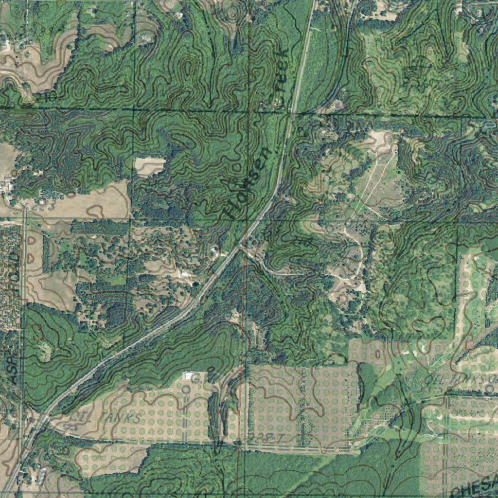 MI-Onekama: GeoChange 1977-2012 Map by Western Michigan University ...