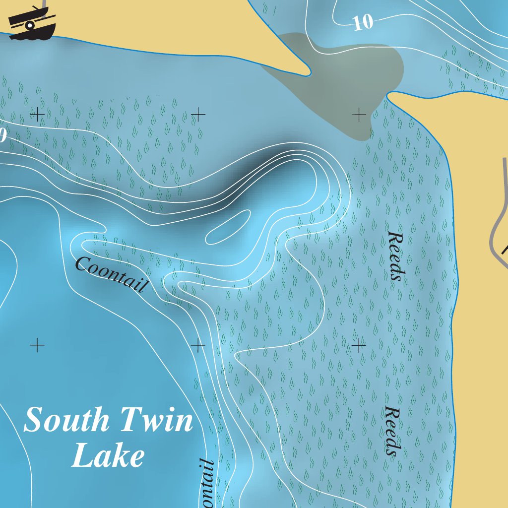 North & South Twin Lakes Map by Mapping Specialists, Ltd | Avenza Maps