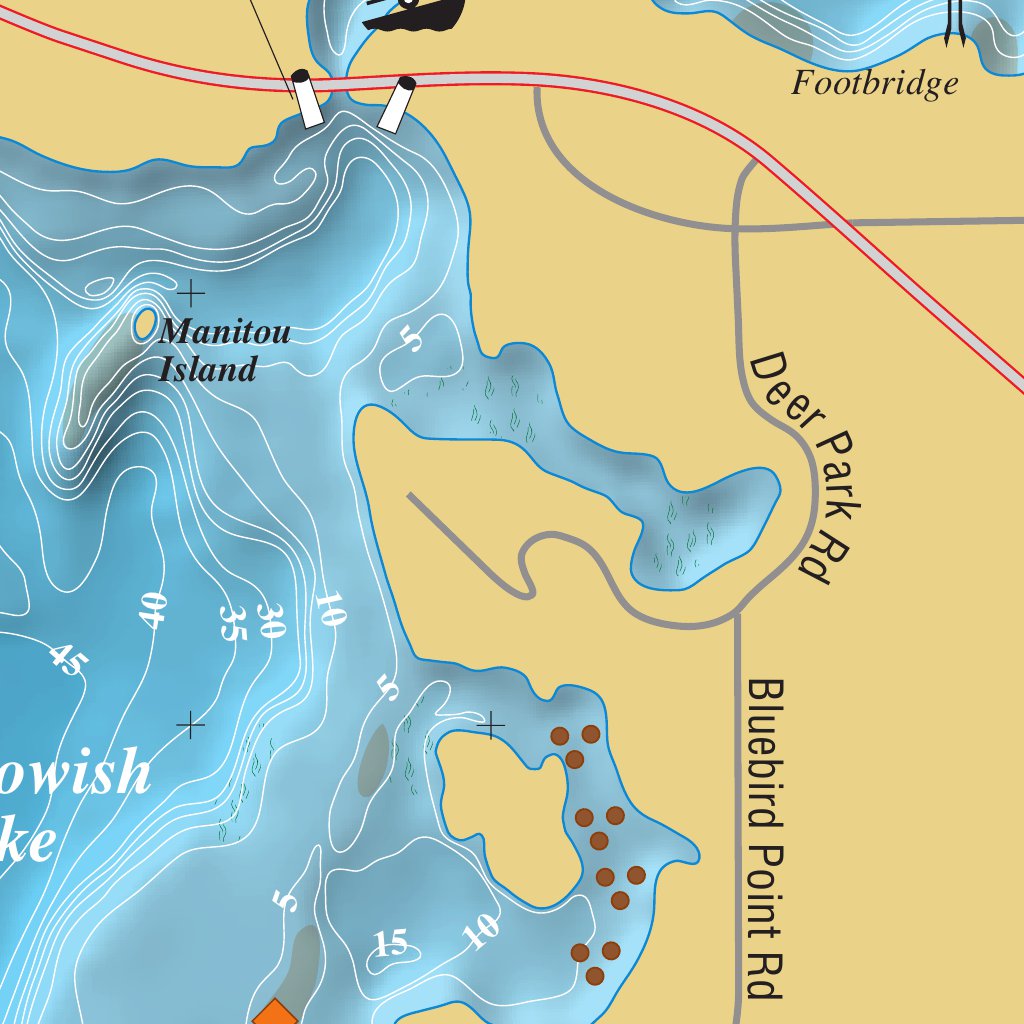 Manitowish Lakes Chain Map by Mapping Specialists, Ltd | Avenza Maps