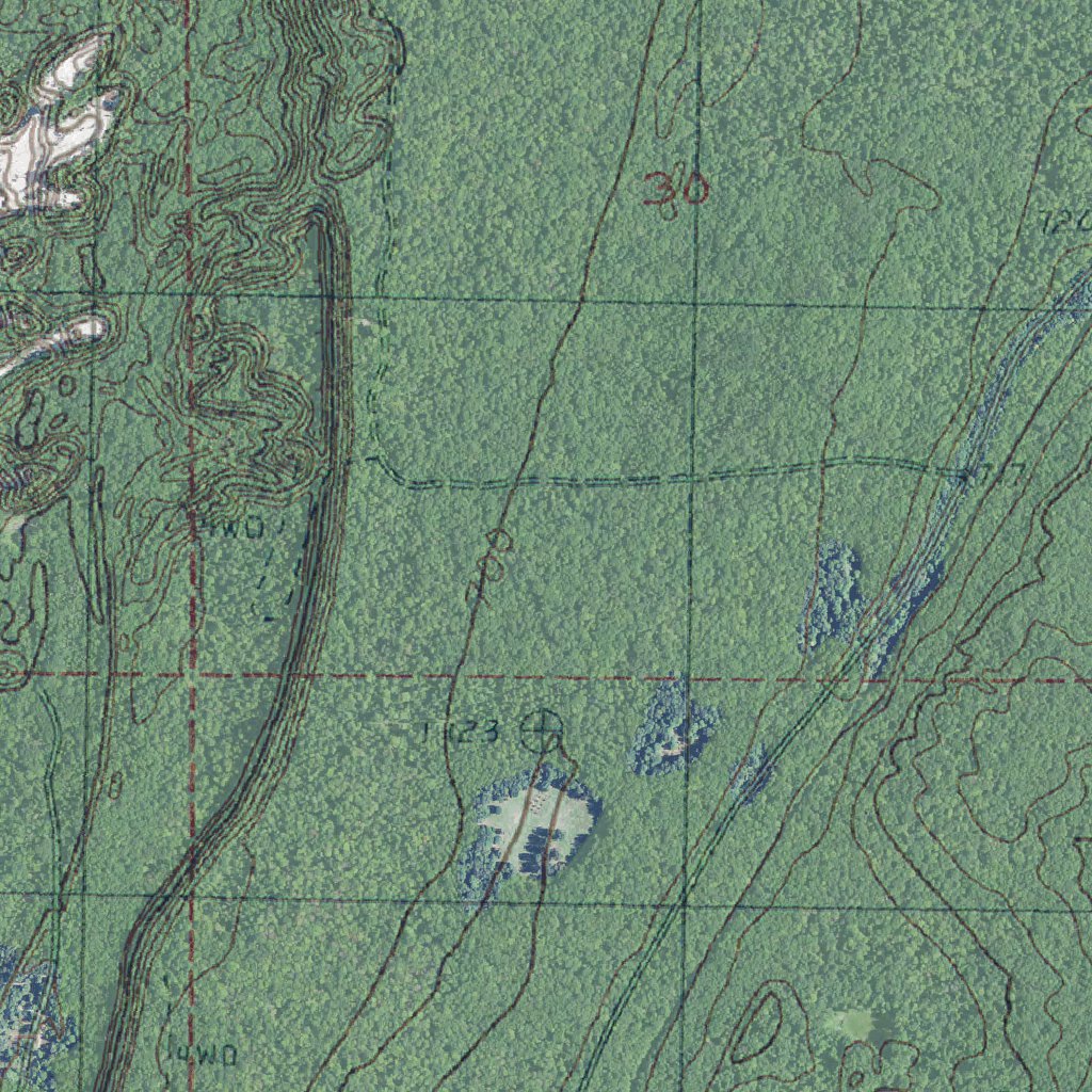 MI-Beaver Island North: GeoChange 1983-2012 Map by Western Michigan ...