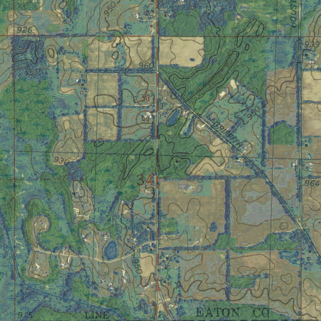 MI-Springport: GeoChange 1976-2012 Map by Western Michigan University ...