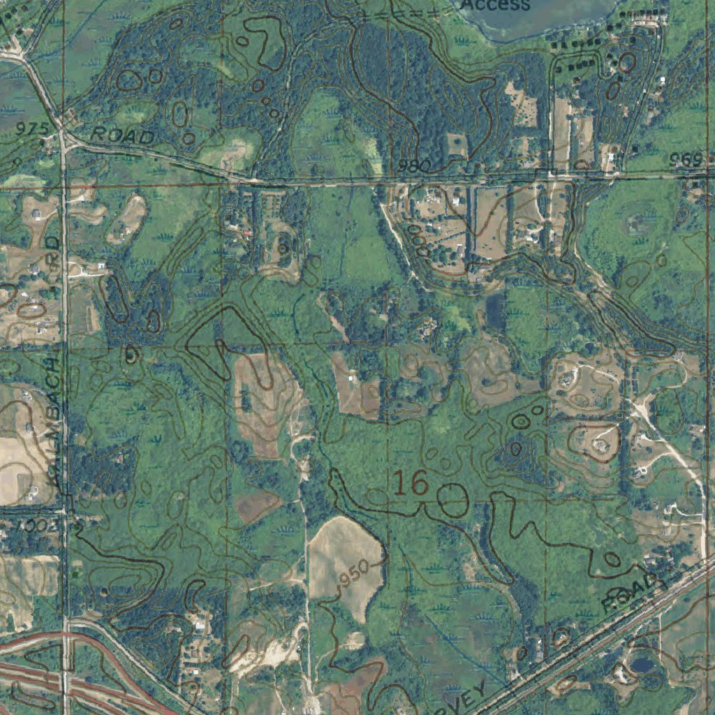 MI-Chelsea: GeoChange 1970-2012 Map by Western Michigan University ...