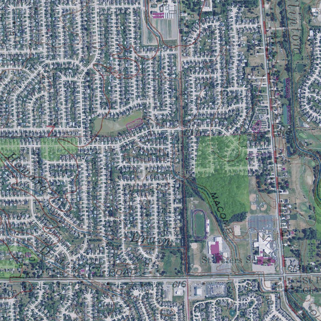 MI-Waldenburg: GeoChange 1951-2012 Map by Western Michigan University ...