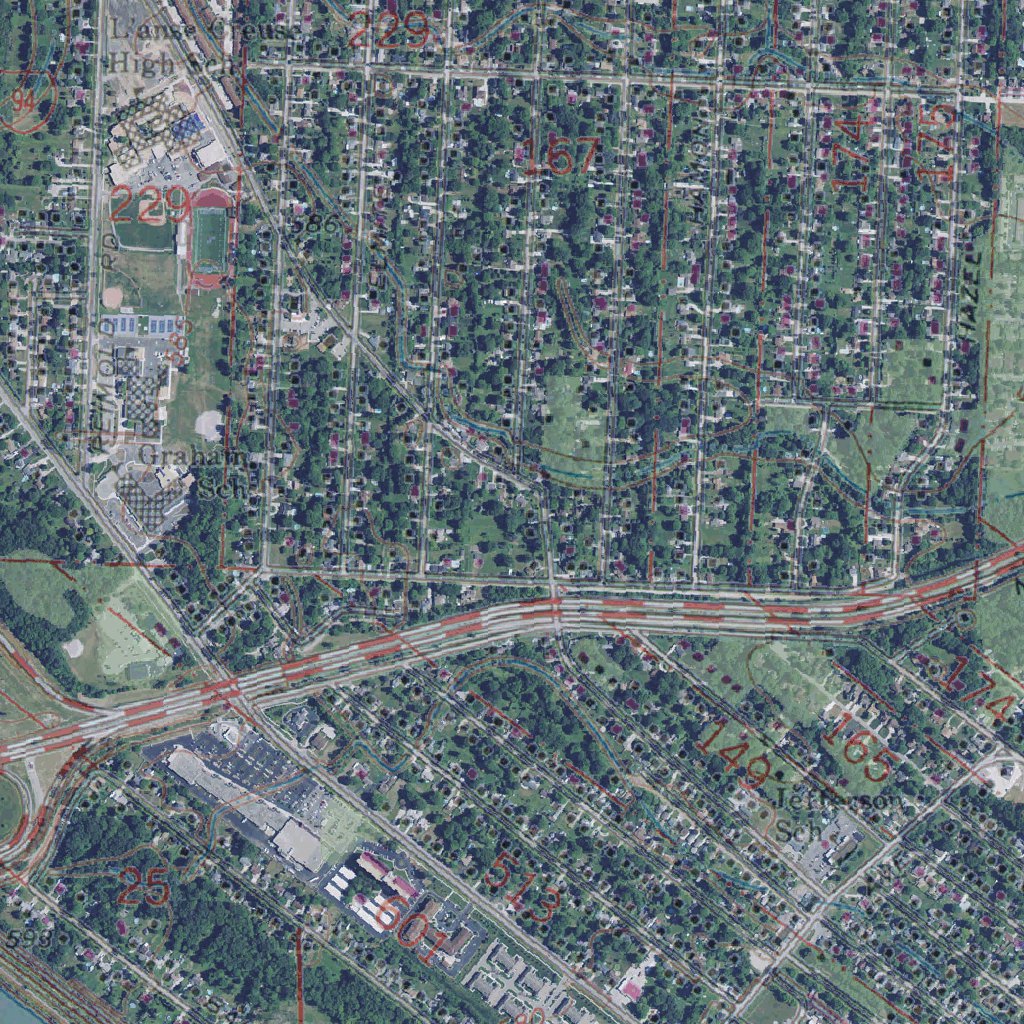 MI-Mt. Clemens East: GeoChange 1951-2012 Map by Western Michigan ...
