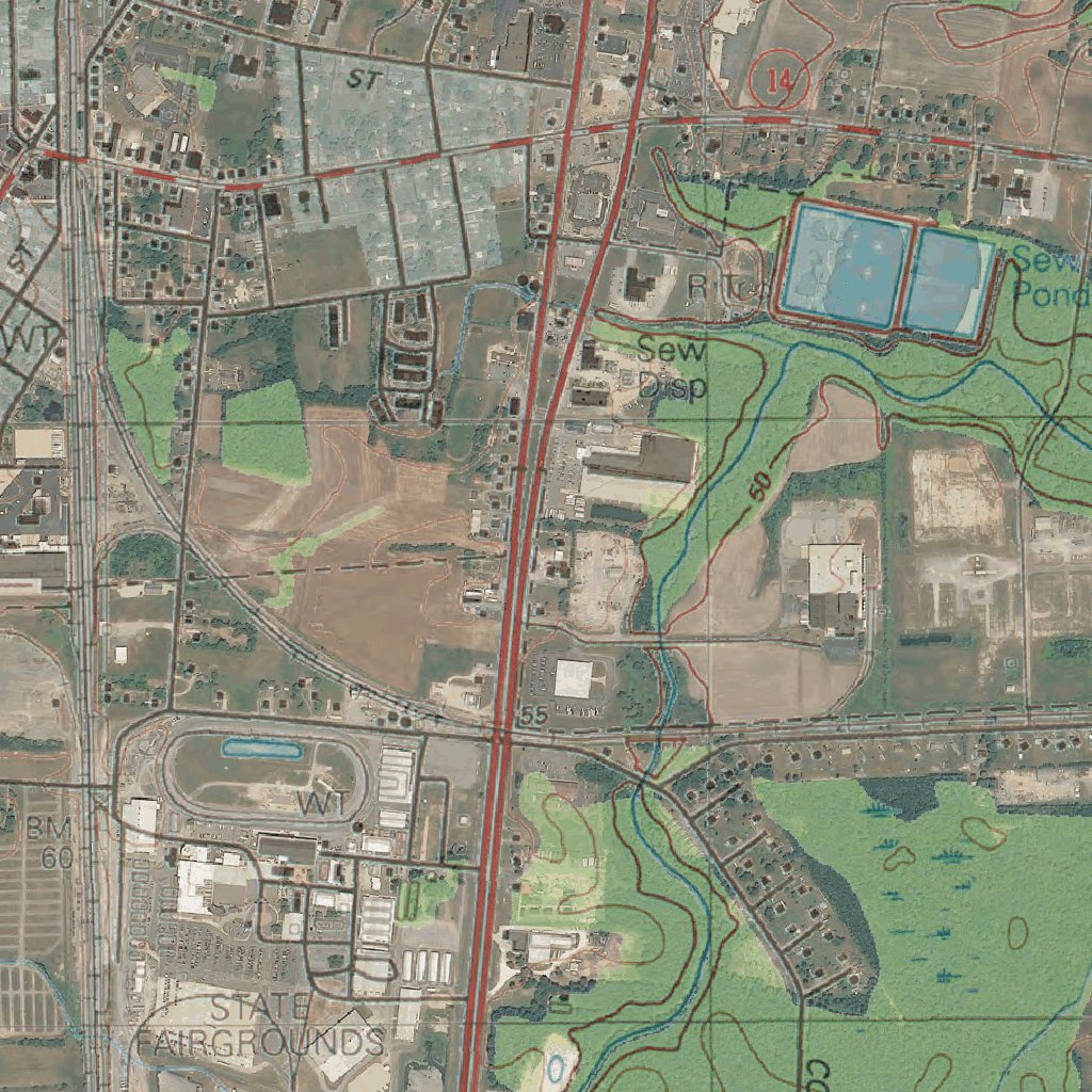 DE-Harrington: GeoChange 1990-2010 Map by Western Michigan University ...