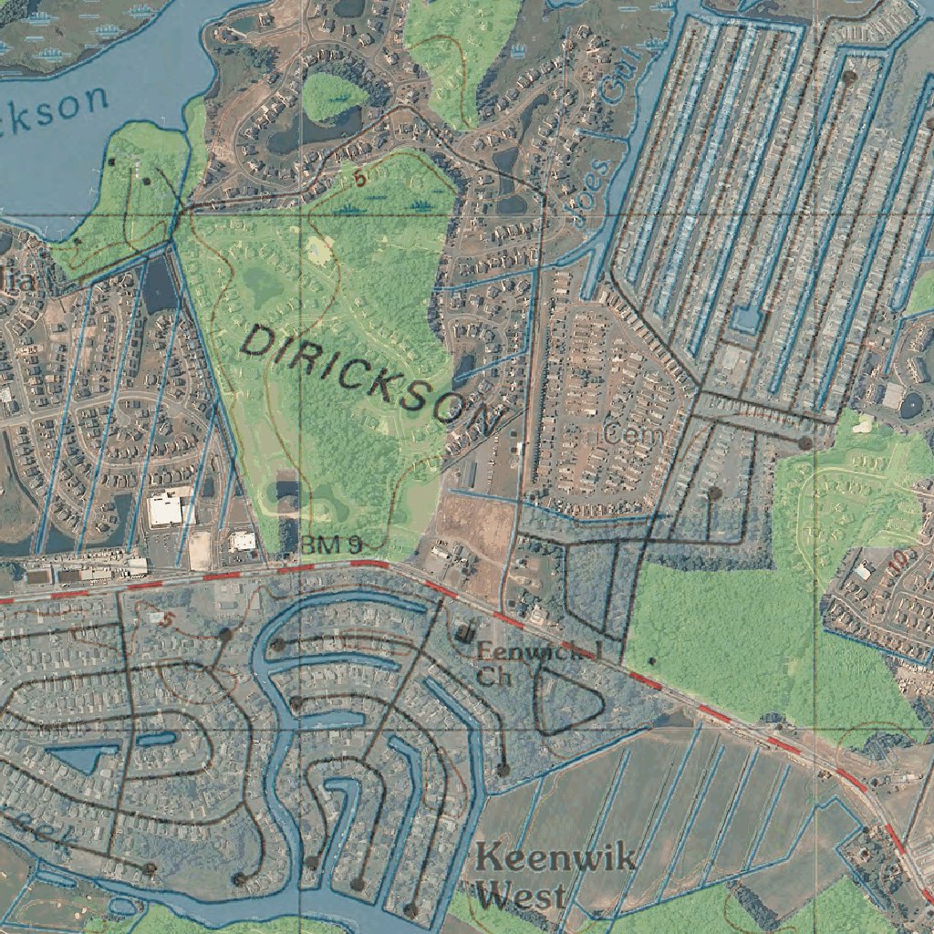 MD-DE-Assawoman Bay: GeoChange 1989-2011-10 Map by Western Michigan ...