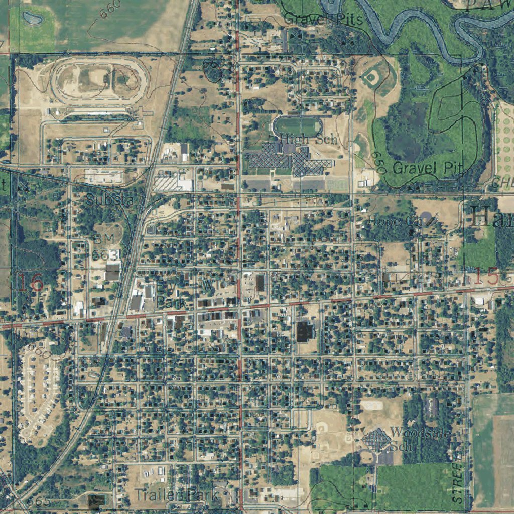 MI-Hartford: GeoChange 1976-2012 Map by Western Michigan University ...
