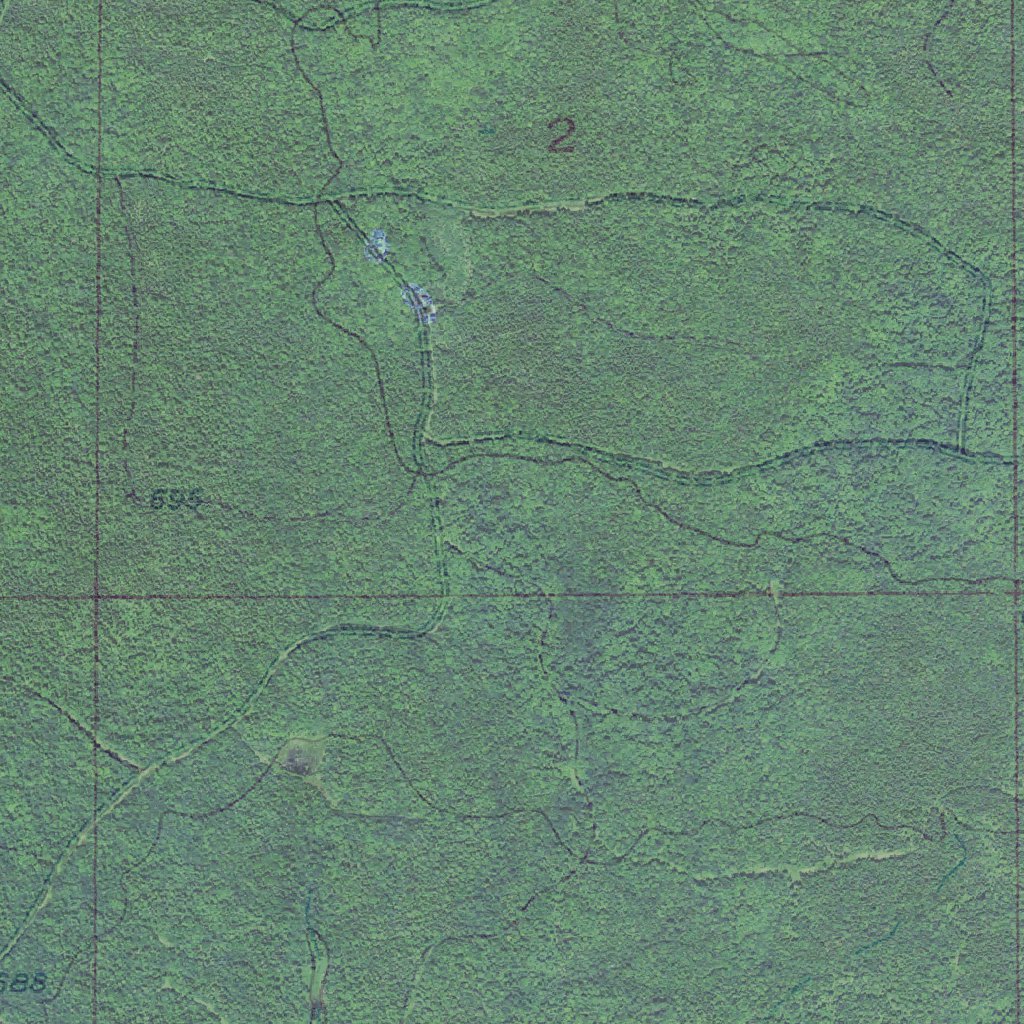 MI-Traverse Island: GeoChange 1951-2012 Map by Western Michigan ...