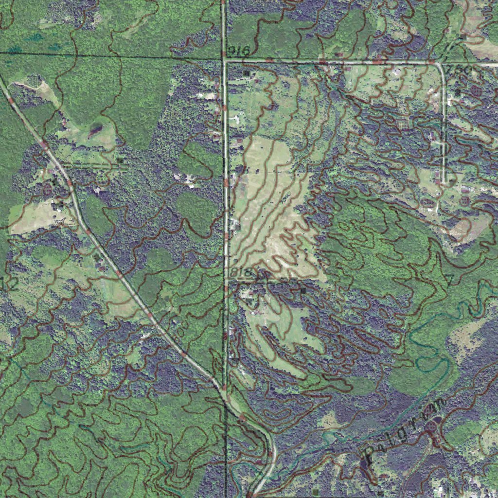 MI-Chassell: GeoChange 1946-2012 Map by Western Michigan University ...