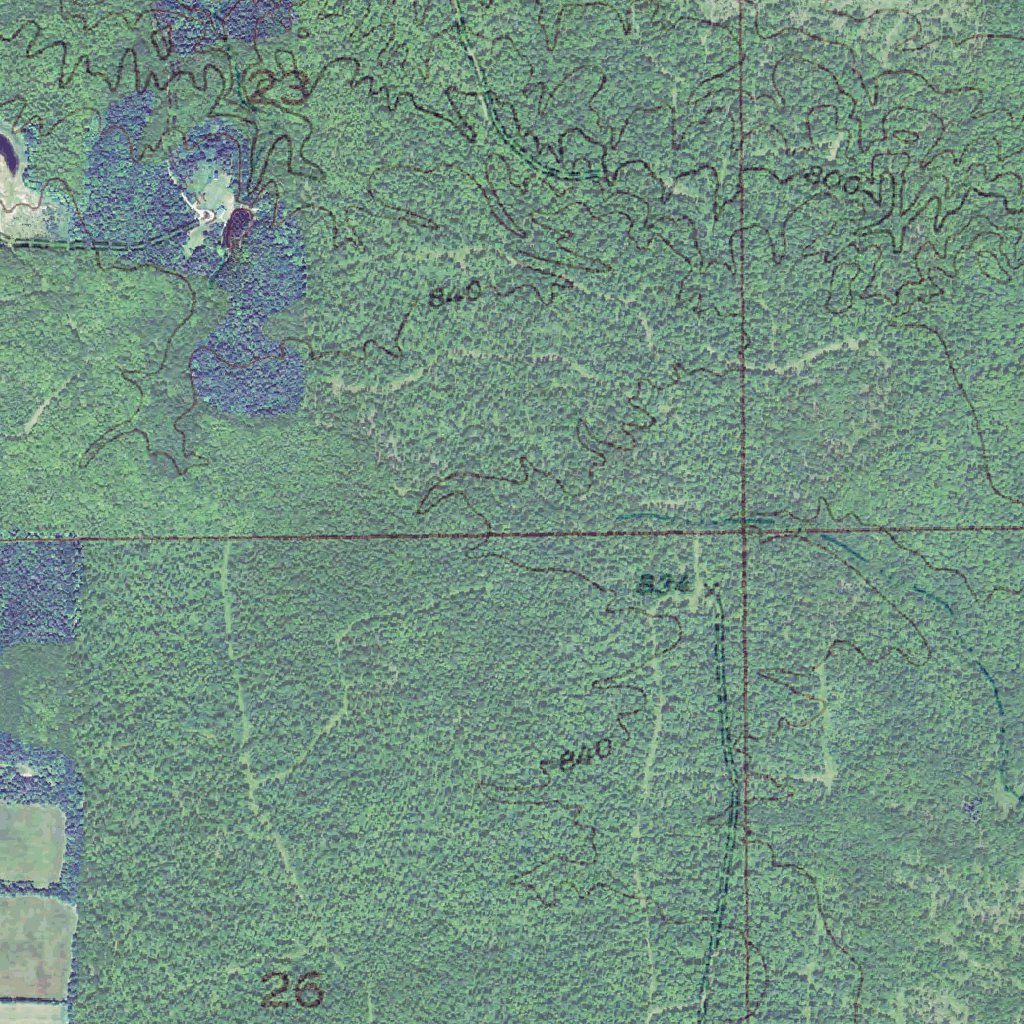 MI-Rice Lake: GeoChange 1951-2012 Map by Western Michigan University ...
