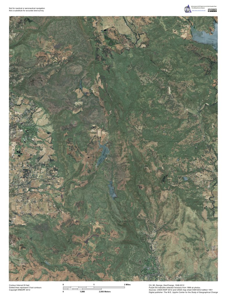 CA-Mt George: GeoChange 1948-2012 Map by Western Michigan University ...