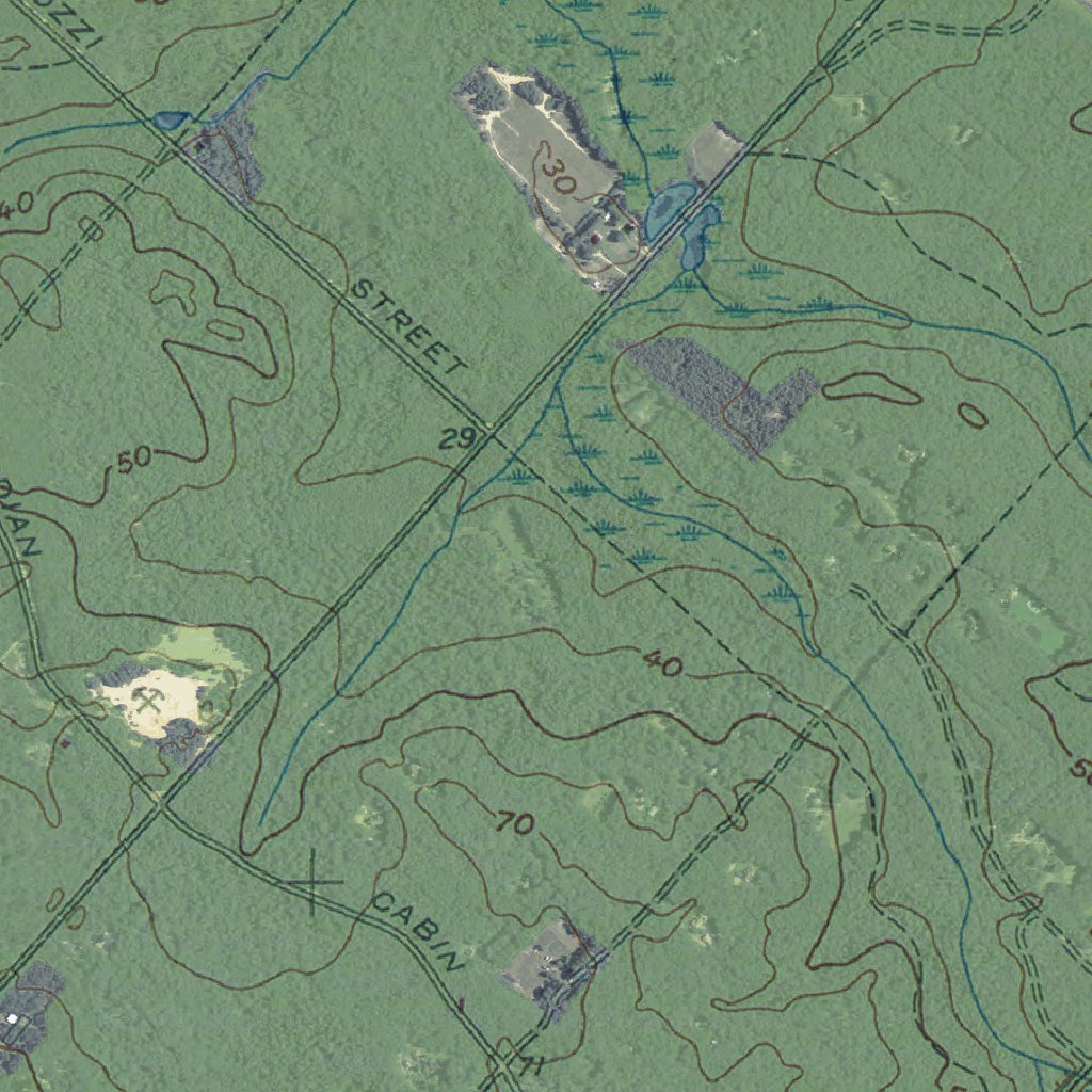 NJ-Green Bank: GeoChange 1951-2010-11 Map by Western Michigan ...