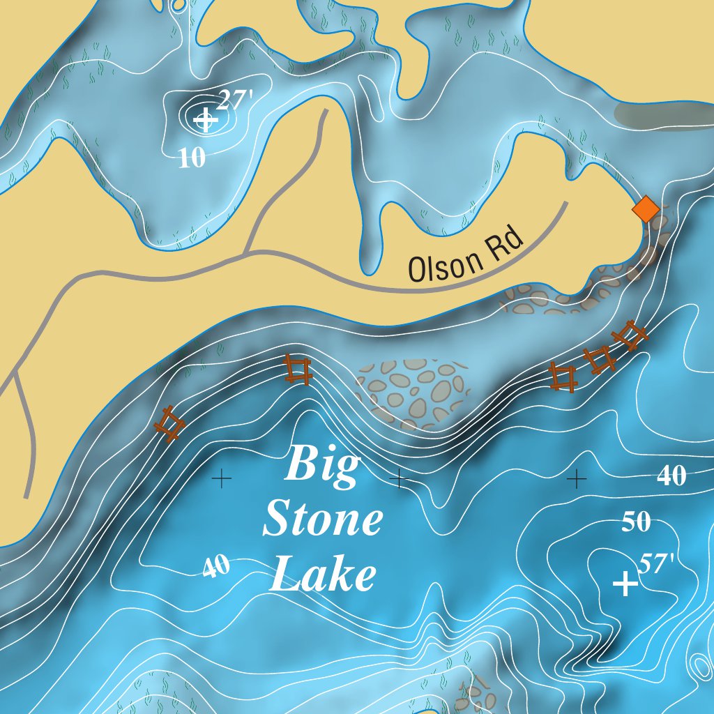 Three Lakes Chain Map by Mapping Specialists, Ltd | Avenza Maps