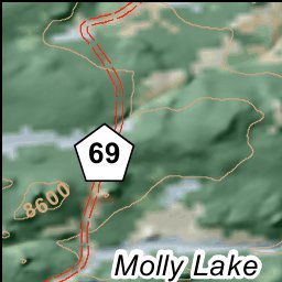 Lady Moon and Molly Lake Map by Walsh Law LLC | Avenza Maps