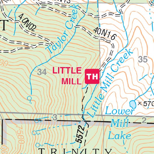 Callahan Map by US Forest Service R5 | Avenza Maps