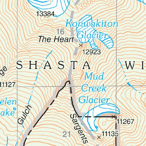 Mount Shasta (Klamath Atlas) Map by US Forest Service R5 | Avenza Maps