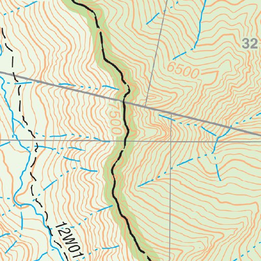 Thompson Peak (2010) Map by US Forest Service R5 | Avenza Maps