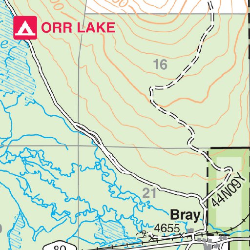 Bray Map by US Forest Service R5 | Avenza Maps