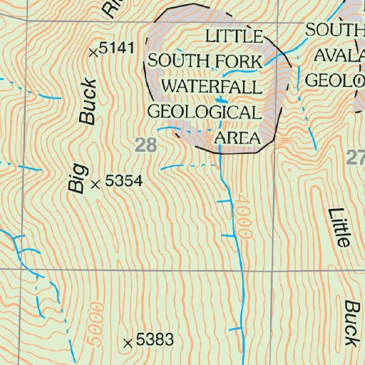 Preston Peak Map by US Forest Service R5 | Avenza Maps
