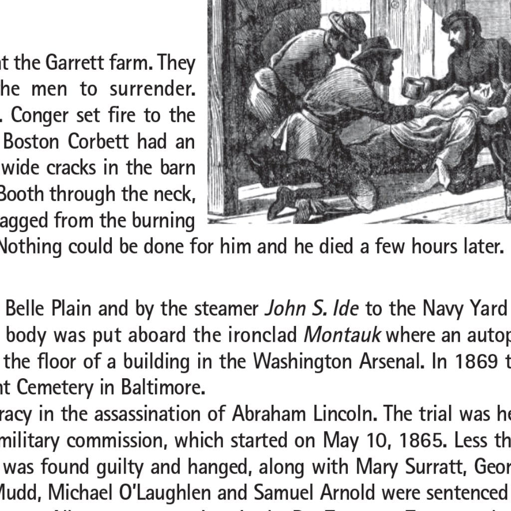 JOHN WILKES BOOTH ESCAPE ROUTE Map by Kieran McAuliffe History Maps ...