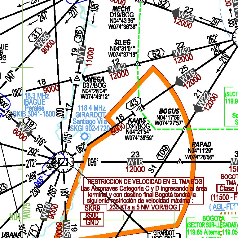 TMA BOGOTA Julio 2013 Map by Capitan Duarte | Avenza Maps