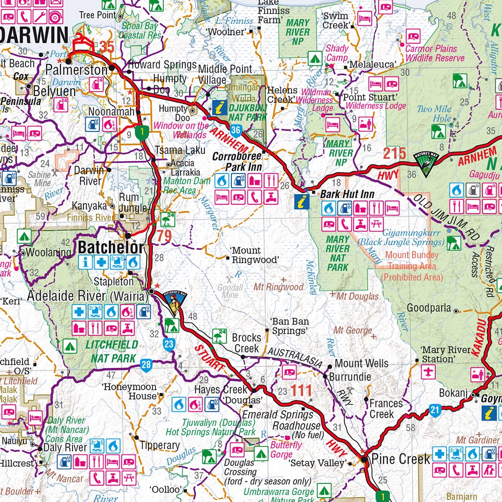 Hema - Top End and Gulf Map by Hema Maps | Avenza Maps