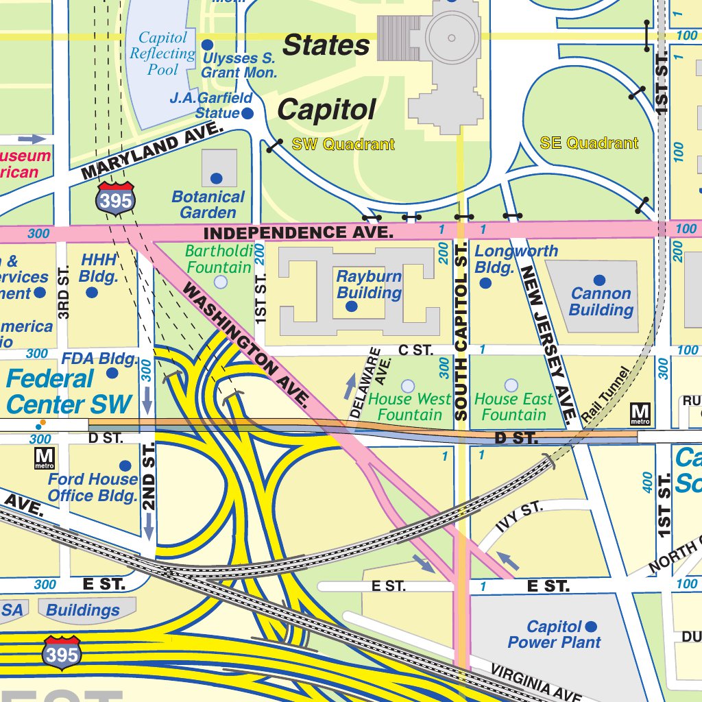 Washington, DC - ITMB Map by ITMB Publishing Ltd. | Avenza Maps