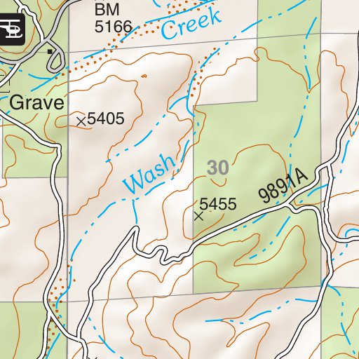Prescott National Forest Quadrangle: INDIAN PEAK Map by US Forest ...