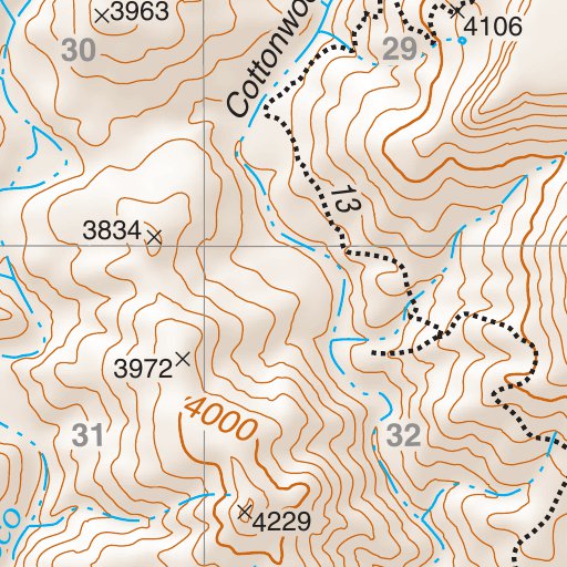 Prescott National Forest Quadrangle: SHERIDAN MOUNTAIN Map by US Forest ...