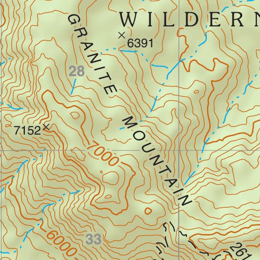 Prescott National Forest Quadrangle: JEROME CANYON Map by US Forest ...